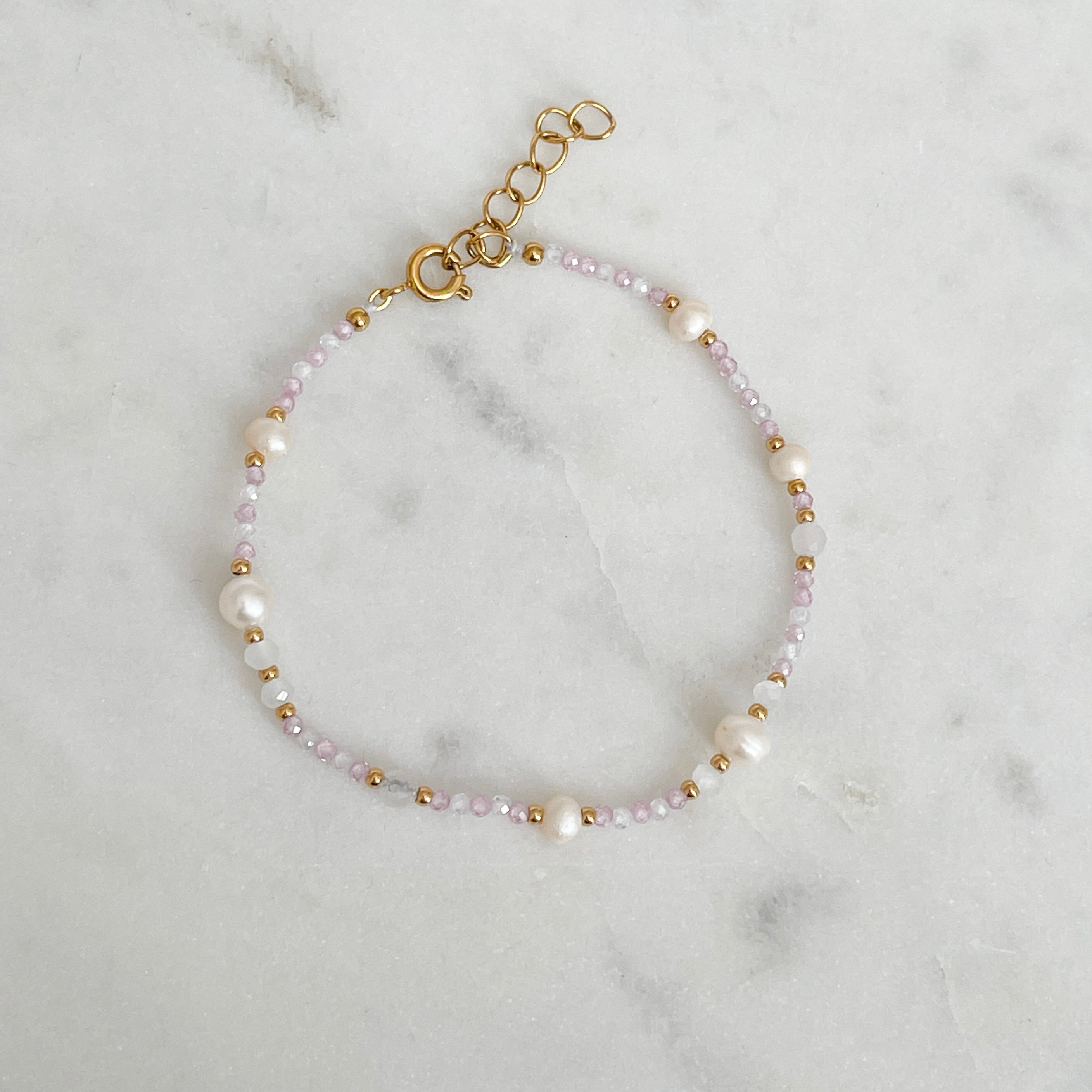 Pink Pearl & Bead Bracelet | Break Out Jewellery